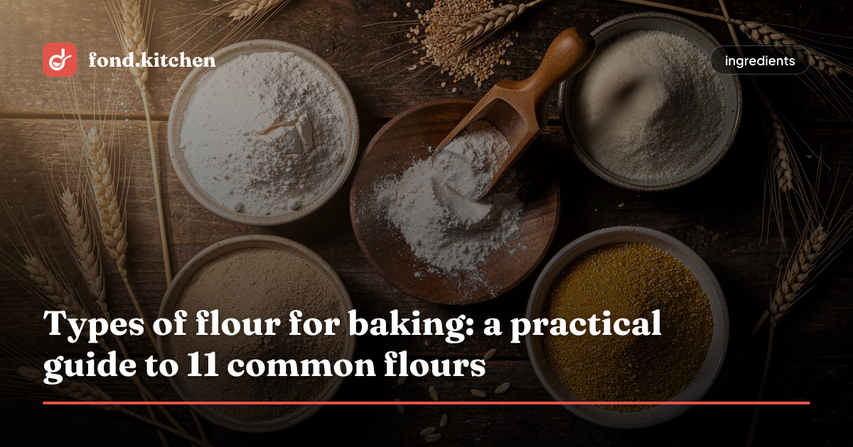 Types of Flour for Baking: 11 Flours Explained | Fond