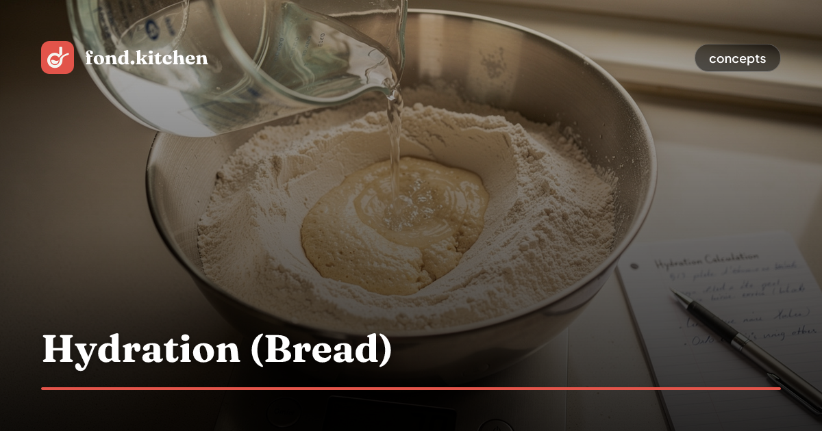 Bread Hydration Ratio: Calculator, Chart & Beginner Guide | Fond