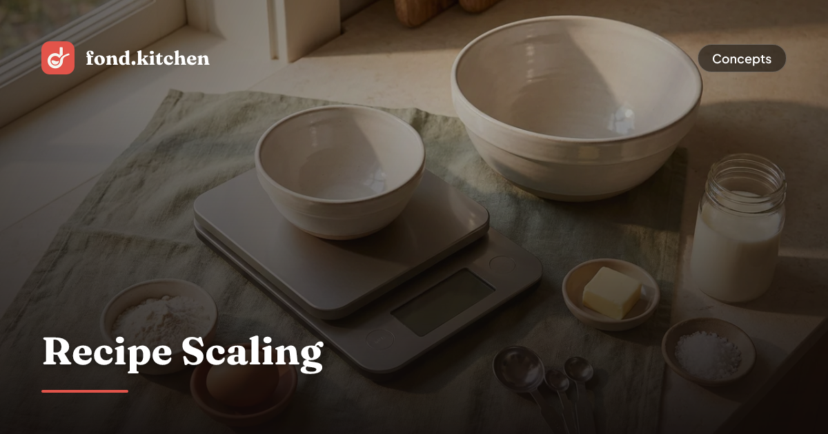 Recipe Scaling: How to Double or Halve Any Recipe | Fond