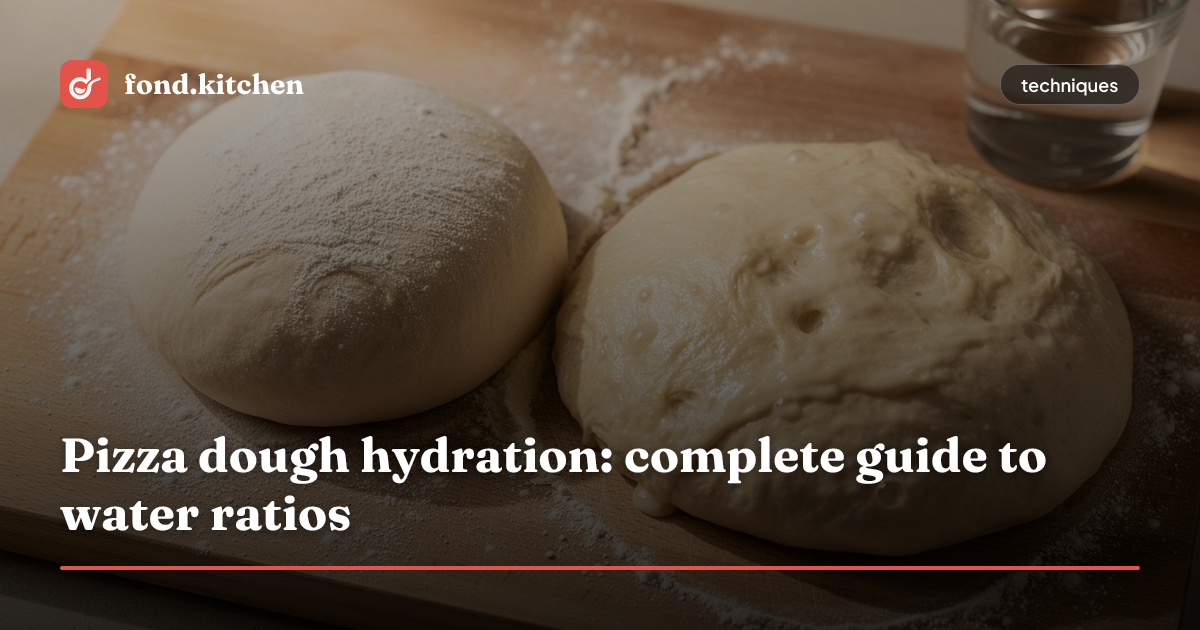 Pizza Dough Hydration Guide: 55–85% by Style | Fond